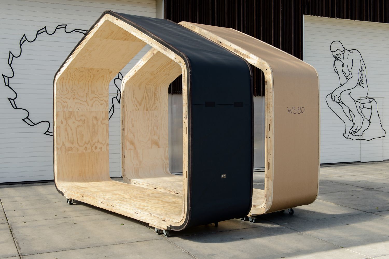 Dieses Tiny House aus Pappe hält mindestens 50 Jahre
